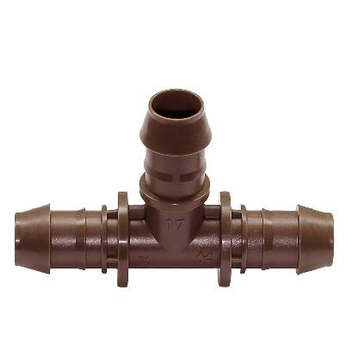 Rain Bird BT50/4PK Drip Irrigation 1/2" Barbed Tee Fitting, 4-Pack x 2