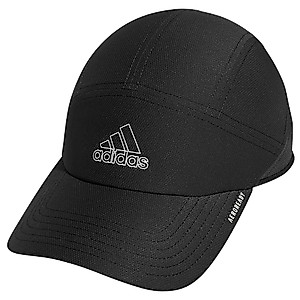adidas Women's Superlite Trainer Sport Performance Relaxed Adjustable Cap, Black/White, One Size