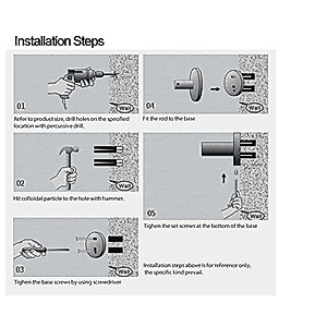 Parzune Three Stagger Layers 23.62 inch Towel Bars Bathroom Accessories Bright Polished 60CM Towel Rack