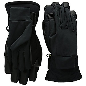 Burton Mens Support Glove, True Black, Medium