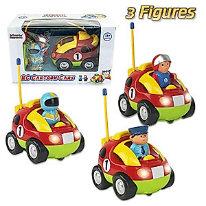 Liberty Imports My First Cartoon RC Race Car Radio Remote Control Toy for Baby, Toddlers, Children