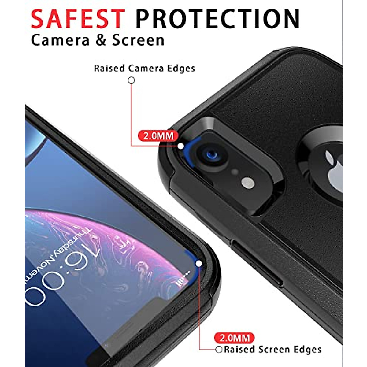 Diverbox for iPhone Xr Case [Shockproof] [Dropproof] [Dust-Proof],Heavy Duty Protection Phone Case Cover for Apple iPhone XR