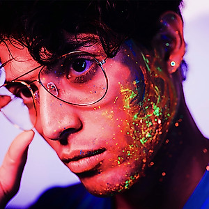 Blue Evil Eye Mini Stud Earrings for Women Little Men Dainty Minimalist Tiny Cartilage Tragus Small Cute Hypoallergenic Studs for Birthday…