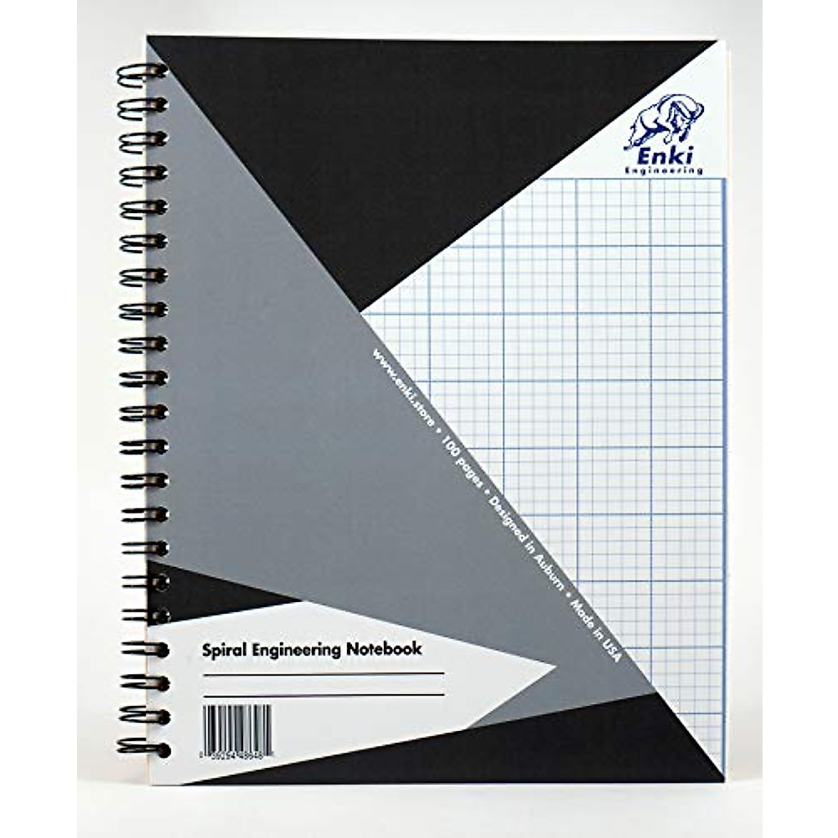 Engineering Paper 200 sheet - Spiral Notebook (Grey Cover)