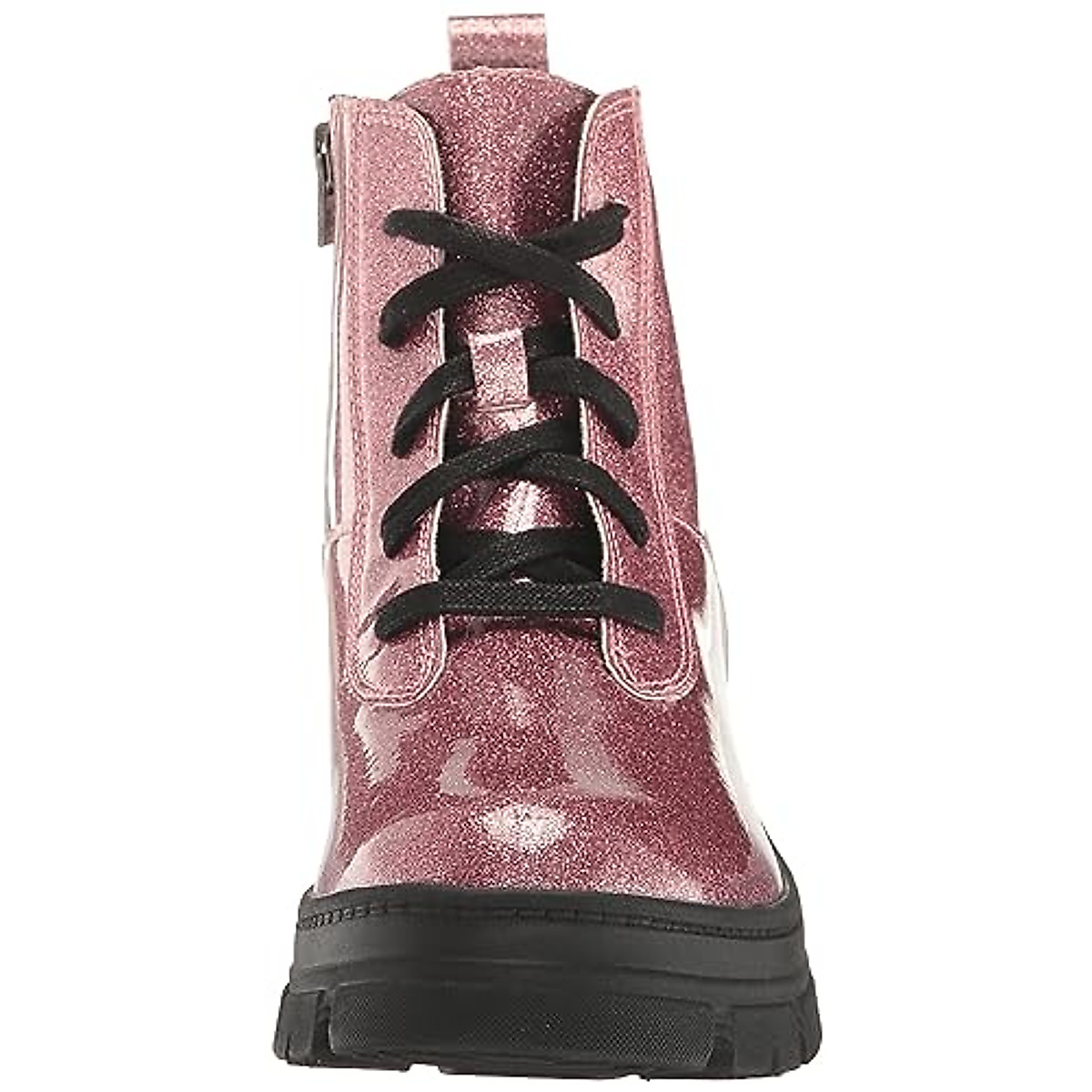 UGG Girls T Ashton LACE UP Fashion Boot, Glitter Pink, 12 Little Kid