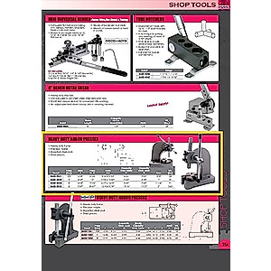 HHIP 8600-0031 Heavy Duty Arbor Press, .5 Ton Capacity, 10" Height (Pack of 1)