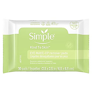 Simple Eye Makeup Remover Pads Makeup Remover 30 count