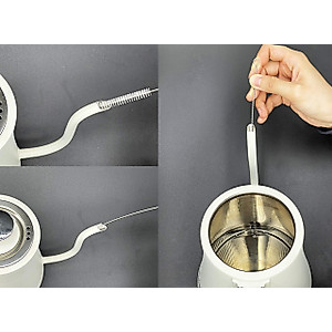 KINGSEM 12 PCS Straw Cleaner Brush kit with 2mm-25mm /6.5-10 INCH for Tube and Pipe.Tumbler, Sippy Cup, Bottle with Straw,Hummingbird feeders and Drinking Straw, Brushes for Cleaning Tanks