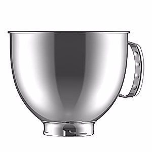 Stainless Steel Maker Attachments Set for all kitchenaid stand mixer bowl 5 quart Tilt-Head Stand Mixer Bowl InnoMoon