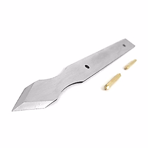 Mikov V2003014 Unhandled Thin Blade Dual Bevel Marking Knife Kit with Finger Indents 0.060 Inch Thick Blade 1/2 Inch Wide 5-7/8 Inch Long Stainless Steel Hardened to HRC 57