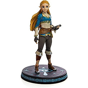First 4 Figures 10 Inch The Legend of Zelda Breath of The Wild Zelda PVC Collectible Replica Statue Figurine Toy