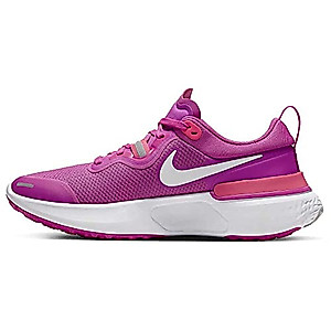 Nike Women's React Miler Running Shoe, Fire Pink/White-team Orange-vast Grey, 7.5