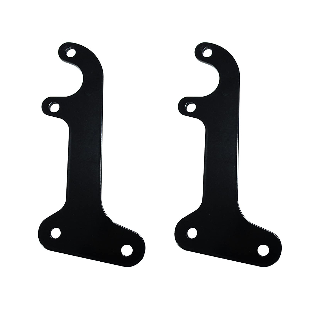 2 x Tail Light Brackets for 1953 1954 1955 1956 Ford F100 Pickup Truck,Model A Lights,Street Rods,Hot Rods,CustomFits Both Passenger and Driver Side (Black Finish) - Tail Light Bracket
