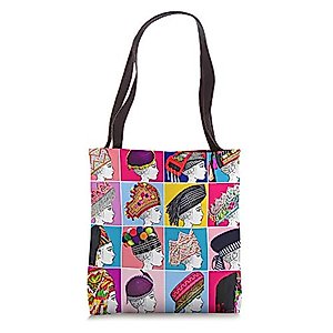 Hmong - colorful Hmong sisters Tote Bag