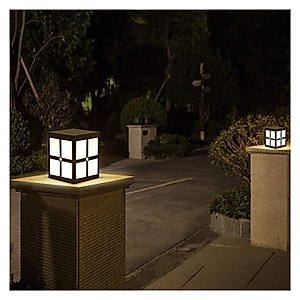 BytheM Wall Lamp Solar Pathway Lights OutdoorLED Solar Garden LightsWaterproof Solar Landscape Lights for Lawn Patio Yard Garden Walkway