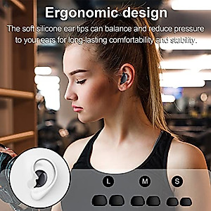 FEANS Wireless Earbuds P3 Bluetooth 5.3 Call Noise Cancelling Earbuds in Ear Headphones with Microphones LED Digital Display IPX5 Waterproof Earbuds for iPhone Android PC Laptop Sport Workout