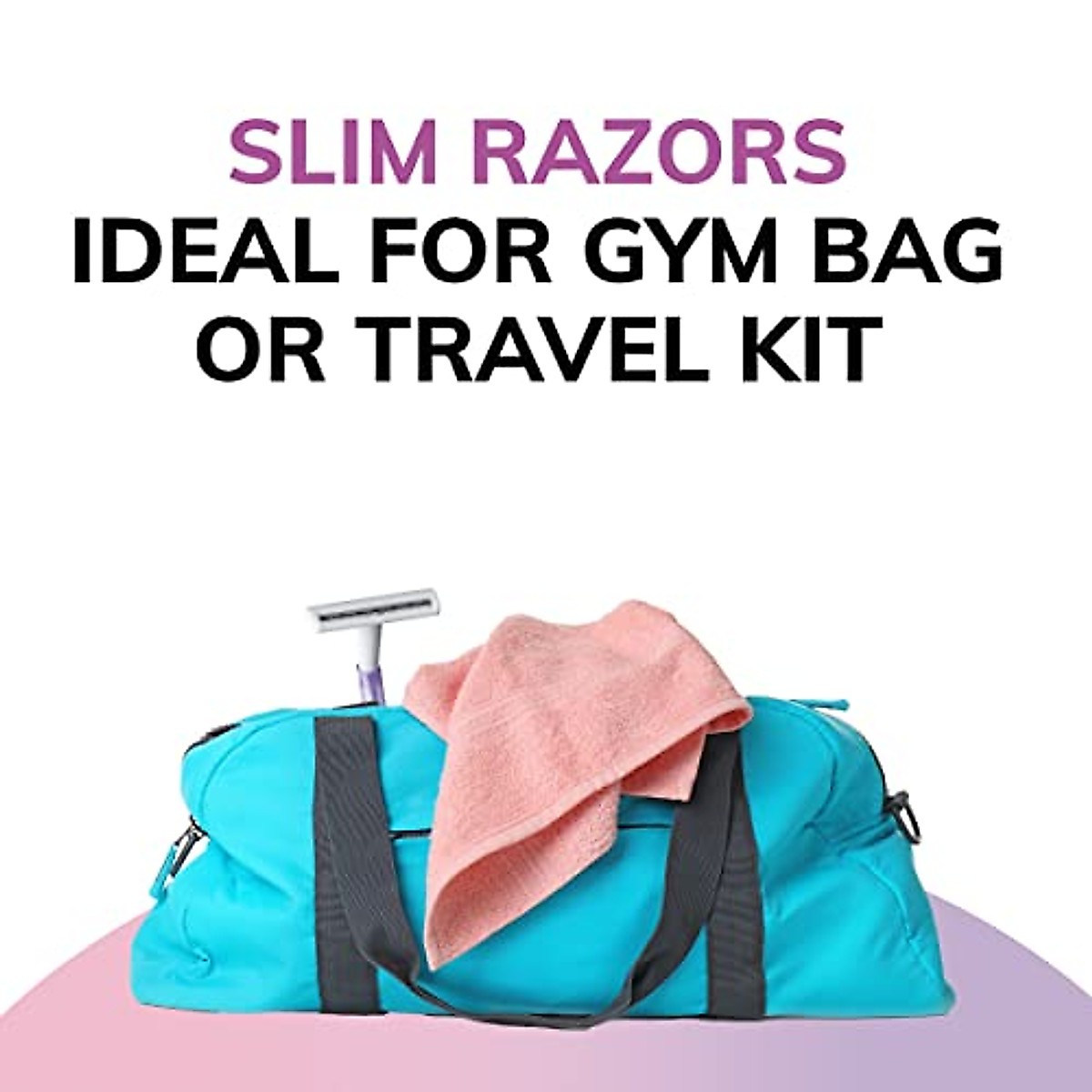 BIC Silky Touch Women's Disposable Razors, With 2 Blades, Pretty Pastel Razor Handles, 10 Count (Pack of 1)