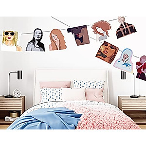 Party Decorations for Music Birthday Decorations, ERAS Cutout Cake Toppers, Backdrop Banner Wall Decor, and Party Supplies (25 Pcs)