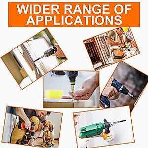 12 PCS Damaged Screw Extractor Set, 6 HSS 4341 Material Stripped Screw Kit and 6 Damaged Bolt Water Pipe Remover Set for Thread Broken Stud, Screw, Bolt, Water Pipe, Easy Take Out