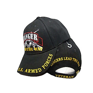Flakita's Novelties US Army Ranger Lead The Way US Armed Forces Veteran Embroidered Baseball Cap HAT