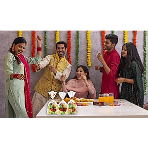 120 Pieces Diwali Cellophane Bags with Twist Ties, Deepavali Candle Cello Treat Bags Indian Holiday Candle Bag Festival of Lights Treat Bags for Cookie Candy Goodies Wrapping Supplies