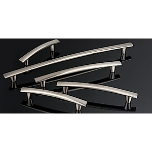 Richelieu Hardware BP2323320195 Kensington Collection 12 5/8-inch (320 mm) Center-to-Center Brushed Nickel Modern Cabinet and Drawer Pull Handle for Kitchen, Bathroom, and Furniture