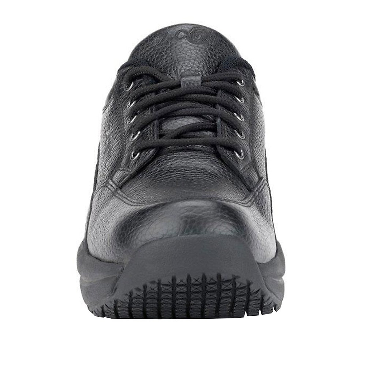 Z-CoiL Women's Legend Slip Resistant Enclosed Coil Black Leather Tennis Shoe 8 C/D US