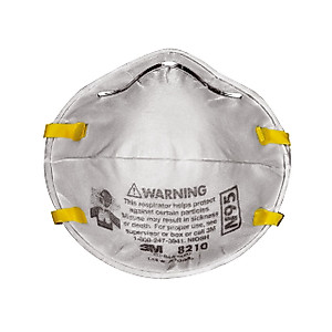 3M N95 Performance Respirator 8210, 20 Pack, Drywall Sanding, NIOSH-APPROVED N95, Advanced Filter Media For Easy Breathing, Cushioning Nose Foam, Adjustable Noseclip, Stretchable Straps (8210D20-DC)