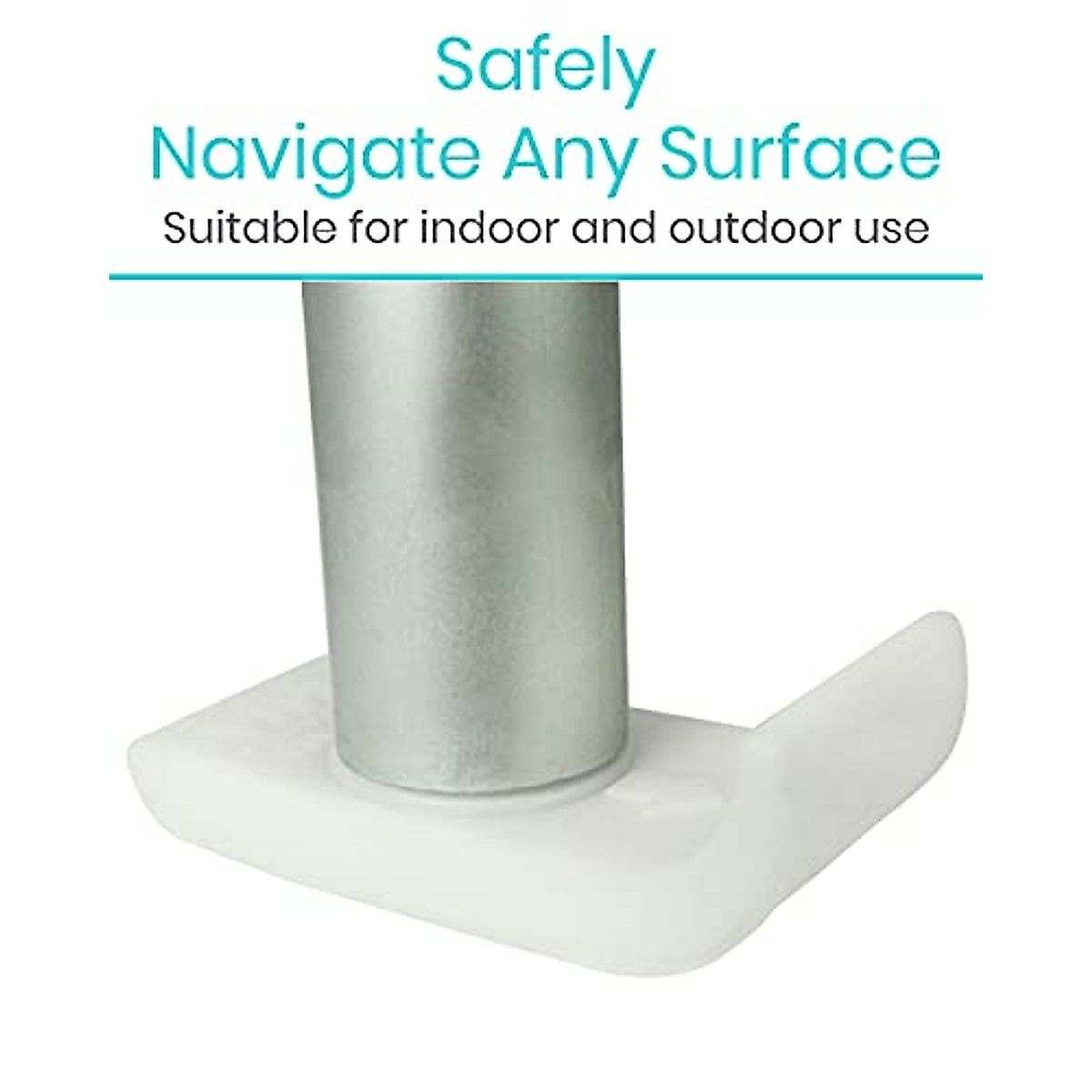 Vive Walker Ski Glides & Covers 4 PCS - Tennis Ball Accessories Sliders for Seniors, Universal, Heavy Duty - Precut Medical Folding Rolling Slider Replacement Feet Coaster Cap Gliders, Durable