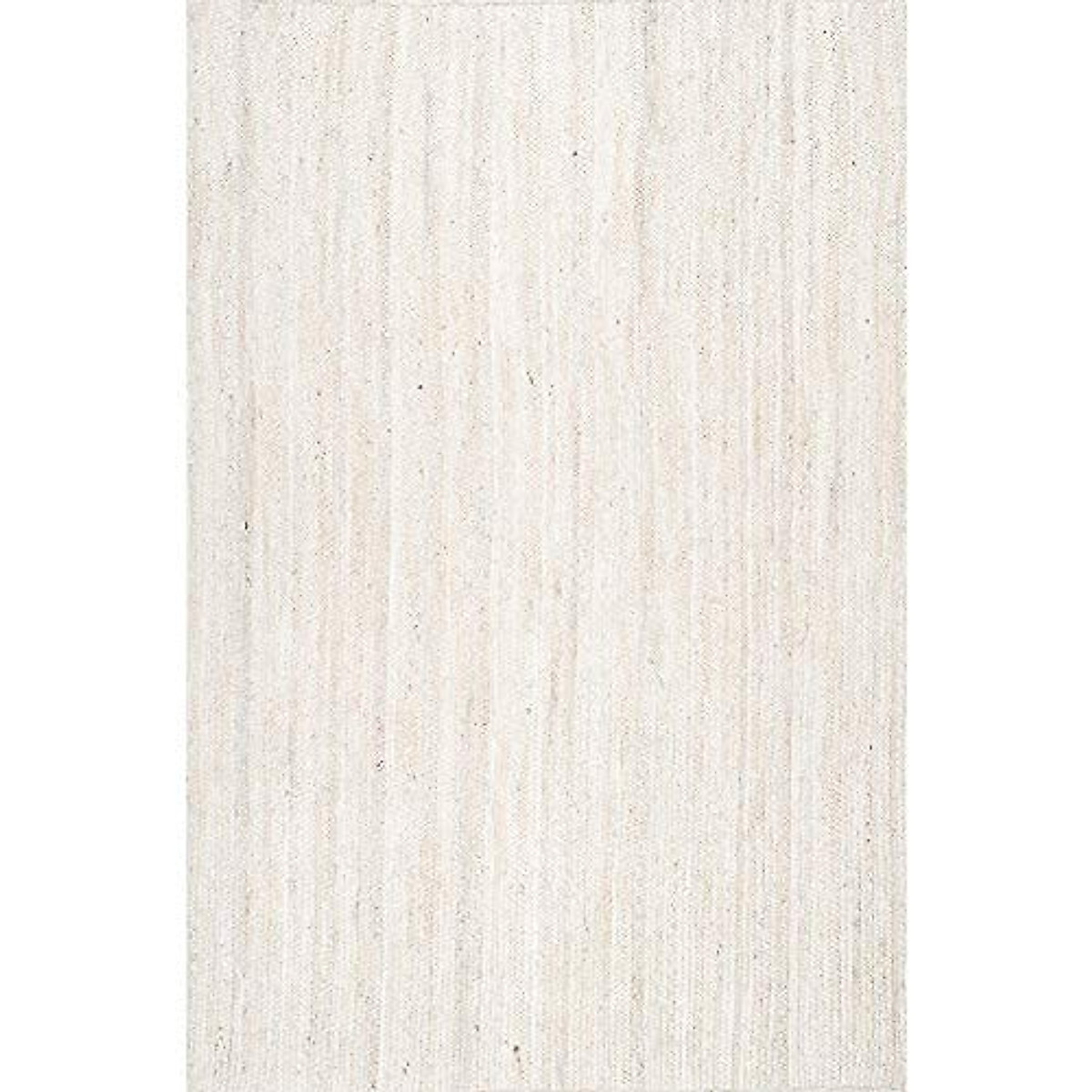 Agro Richer Handwoven Farmhouse Rugs for Living Agro richer Jute Area Rug Natural Hand Braided Rectangle Rugs for Bedroom, Kitchen, Living Room (8x10 Square Feet, Off White)
