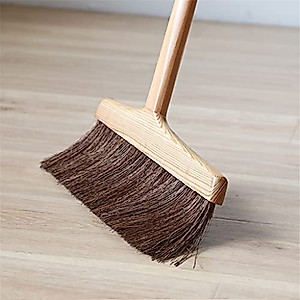 DOUBA Kitchen Wooden Broom Brush Long Handle Floor Natural Plant Dustpan Lobby Pet Hair Sweep Recogedor Clean Product