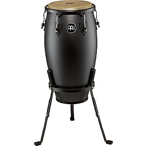 Meinl Percussion HC12PBK-M Headliner Designer Series 12-Inch Conga with Basket Stand, Phantom Black