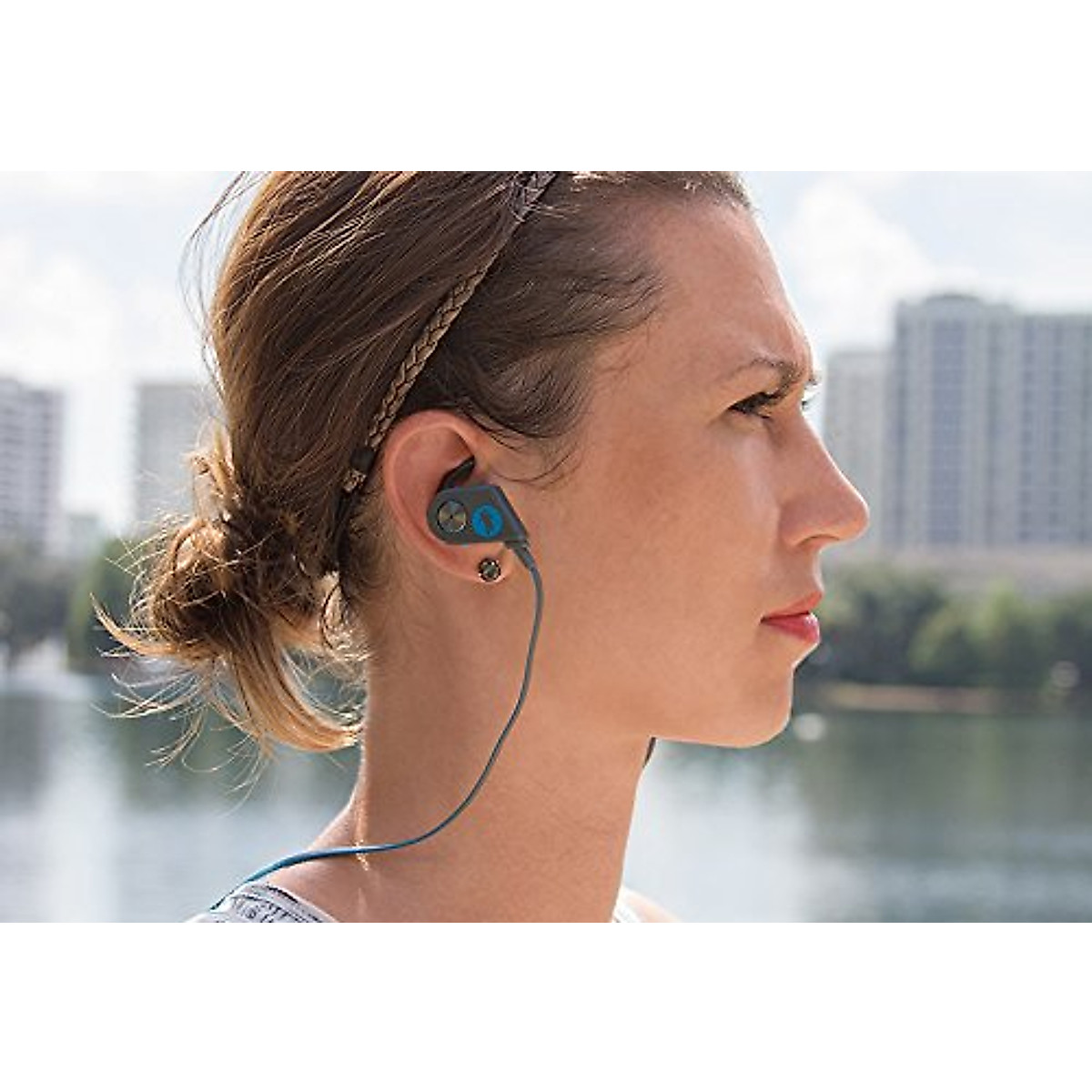 FRESHeBUDS Pro - Wireless Bluetooth Earbuds (Blue/Grey)