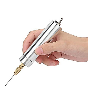 Electric Mini Drill Grinder, Mini Drill Set Grinder Kit, Adjustable Speed Polishing Engraving Grinding Pen Tool Kit, Low Noise, for Grinding, Polishing, Drilling