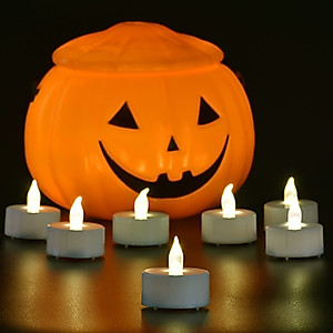 Candlium Tea Lights Battery Operated Candles,Set of 100 LED Tea Lights Flameless Candles Flickering Fake Tealights for Sweetest Day Wedding Decorations Party Home Celebration(100 pack Warm White)