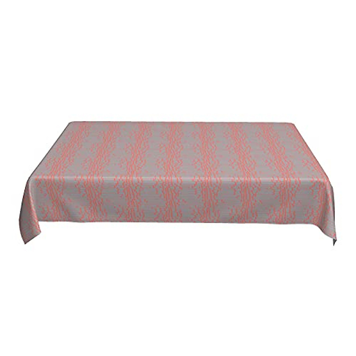 HJBJKBKSDA Mother's Day Table Cloth - Basalt Orange Washable Microfiber Tablecloth Decorative Table Covers for Holiday Party Kitchen Dinning 60 X 90 Inch