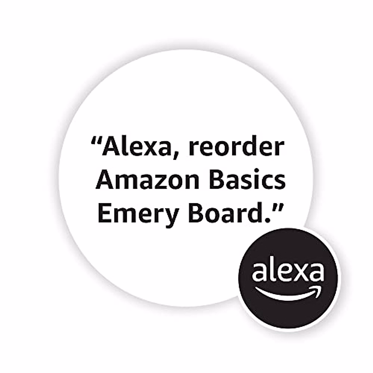 Amazon Basics Nail File Emery Boards, 50 Count, Brown