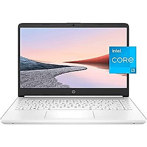HP Pavilion 14“ FHD (1920 x 1080) Laptop, Intel Core i3-1115G4 Processor, 16GB RAM, 256GB PCIe SSD, Fingerprint Reader, Long Battery Life, Lightweight Design, USB-C, HDMI, Wi-Fi, Webcam, Windows 10
