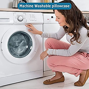 Wanocean Pillow Case for Pillow in Size: 24.8 * 14.17 * 4.7/3.2 inches