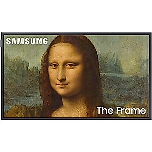 Samsung 55-Inch Class QLED 4K LS03B Series The Frame Quantum HDR Smart TV with Alexa Built-in (QN55LS03BAFXZA, 2022 Model) + Free Red Bezel Value $149 – VGSCFA55TRC