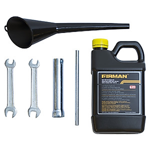 Firman P08003 Portable Generator, 7125/10000-Watt, Remote Start, 12 Hour Run Time - Quantity 1