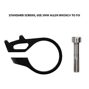 2 Pcs Aluminum Bicycle Shift Clip | Road Bikes Toggles Adapter Gear Holder for Bikers, Rider Men | Aluminum Alloy Front Gear Adapter Clips for MTB Road Bike