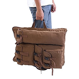 4K Canvas Drawing Board Bag, Classical Artist Portfolio Backpack Bag Canvas Drawing Board Multi-Functional Sketchpad Art Bag Large Storage for Drawing Sketching Painting