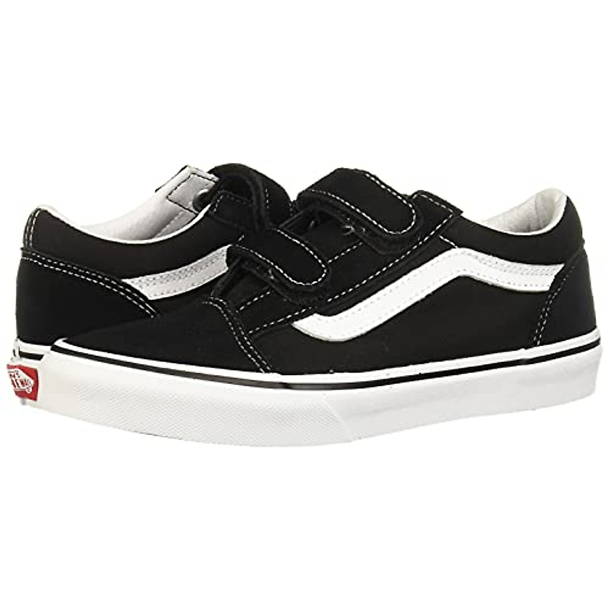 Vans Old Skool V Junior/Big Kids/Youth Shoes Black/White VN0A4UI16BT 4
