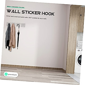 MAGICLULU 12pcs Traceless Hooks Picture Hook Non-Trace Hook Invisible Hooks Picture Hanging Kit
