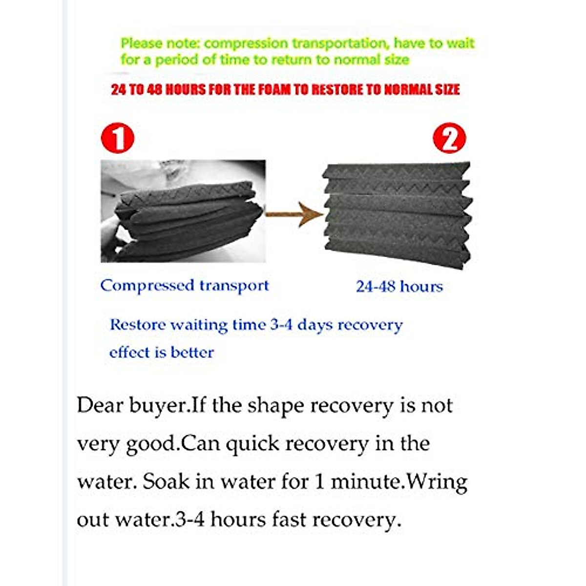 HWLIYUTAI 50 Pack Acoustic Panels 1 X 12 X 12 Inches - Studio Foam Wedges High Density Panel Soundproof Foam for Walls - Home Office