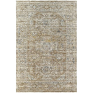 Livabliss x Becki Owens Margaret Traditional Washable Outdoor Area Rug, 5'3" x 7'10", Taupe/Brown