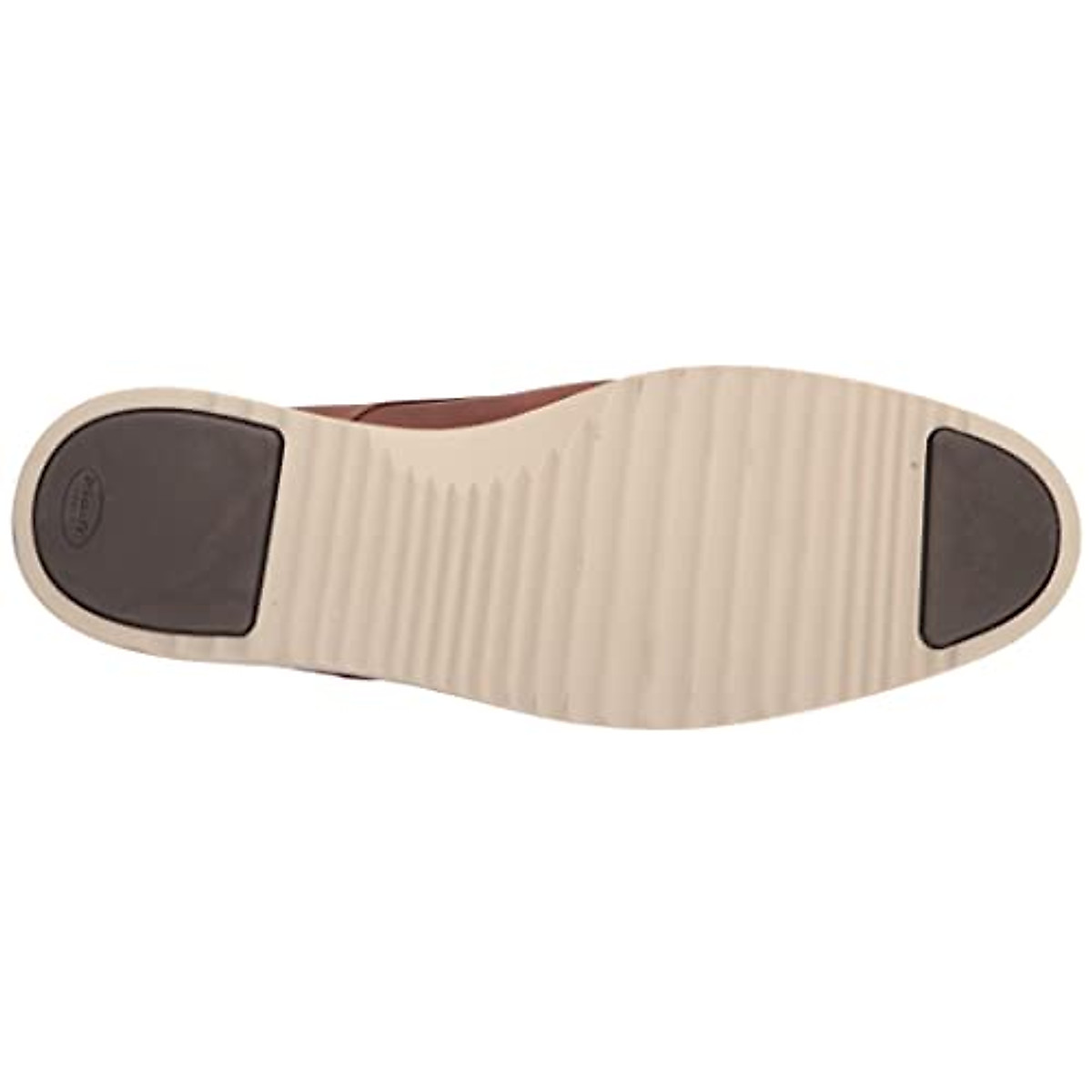 Dr. Scholl's Men's Sync Plain Toe Dress Casual Oxford, Dark Tan Smooth, 10