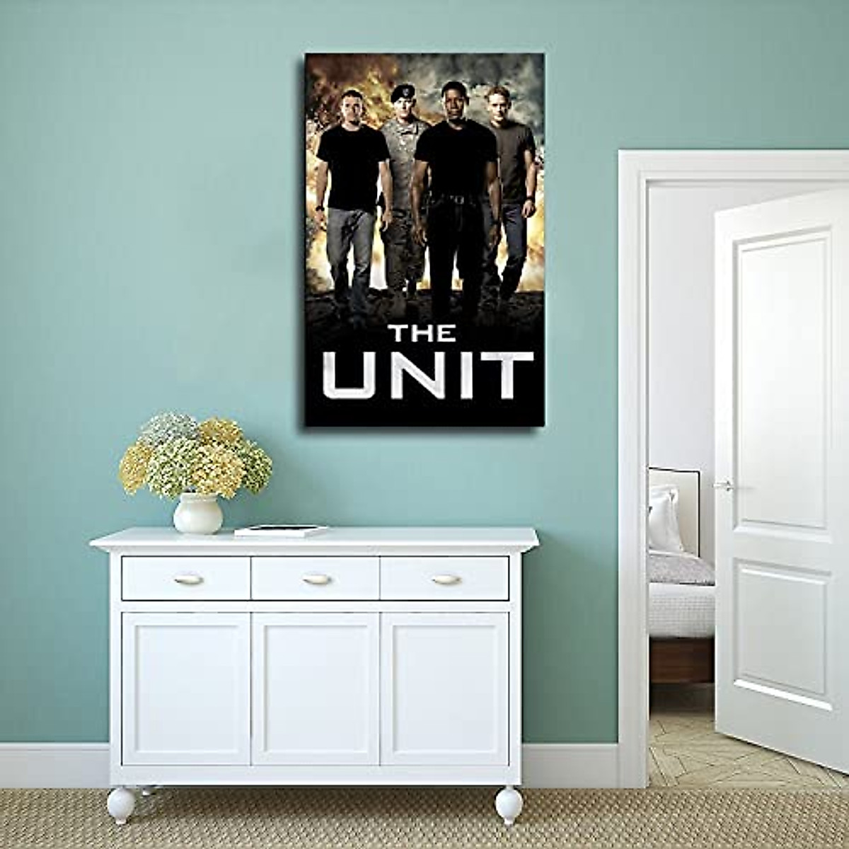 The Unit TV Series Poster Classic Restaurant Corridor Decoration 3 Canvas Poster Wall Art Decor Print Picture Paintings for Living Room Bedroom Decoration Frame:16×24inch(40×60cm)