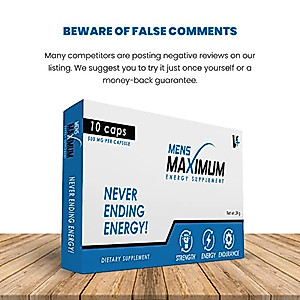 Mens Maximum 10 High Dose Blue Tablets. Strong. Fast. Long - Blue Power from Nature. Developed in co-Working with International Experts. Herbal Active Ingredients.
